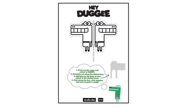 Make a Happy Finger Puppet - Hey Duggee Official Website