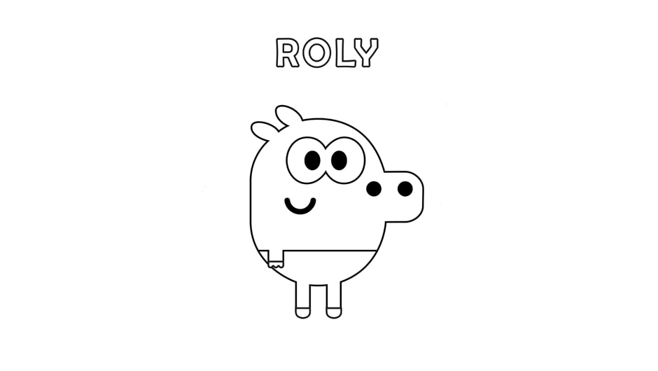 Roly Colouring Sheet - Hey Duggee Official Website
