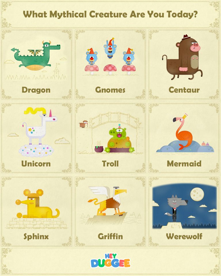 Choose your mythical creature - Hey Duggee Official Website