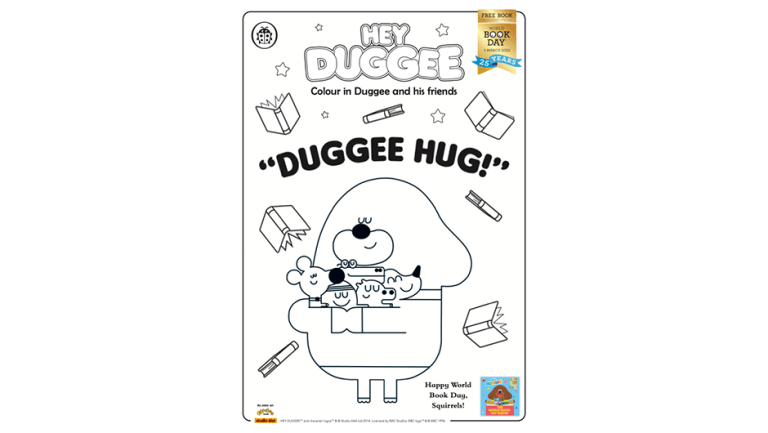 World Book Day Colouring Sheets - Hey Duggee Official Website