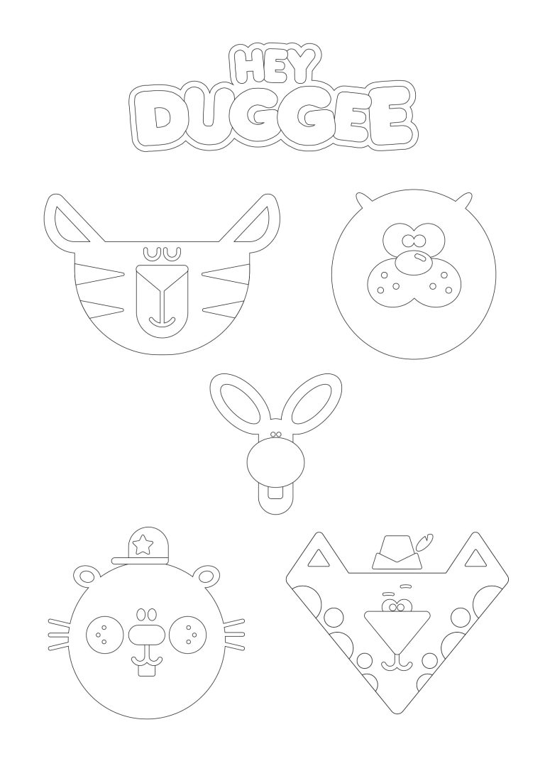 Pen Pal Colouring Sheet Hey Duggee Official Website