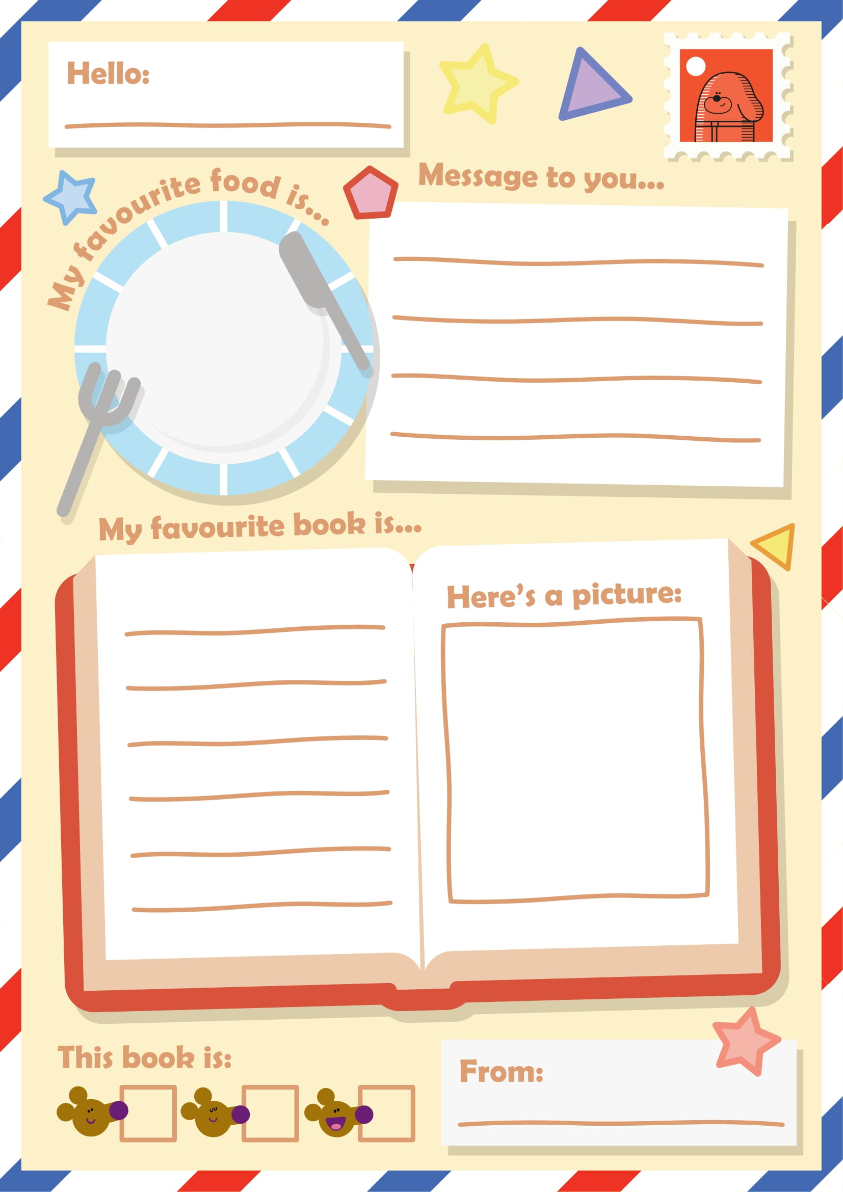 Write to your pen pal - Hey Duggee Official Website